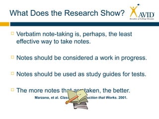Bhs cornell notespowerpointpre | PPT