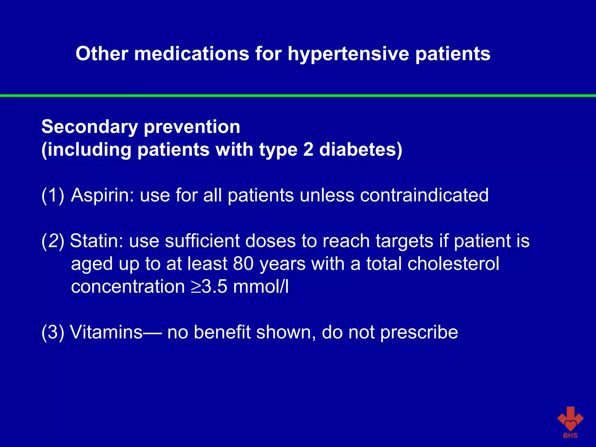 Bhs guidelines iv_and_nice_algorithm_slides | PPT