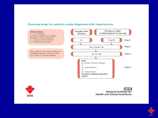 Bhs guidelines iv_and_nice_algorithm_slides | PPT