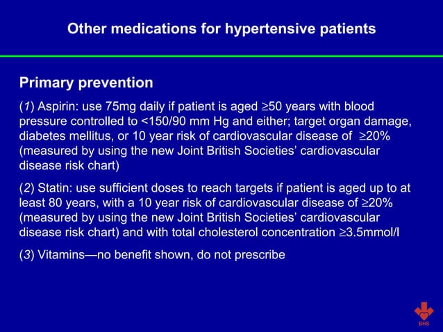 Bhs guidelines iv_and_nice_algorithm_slides | PPT