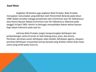 Mengenal karya pada Angkatan '20 | PPTX