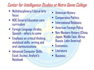 Strong National Intelligence Communities Enhance National Security: The ...