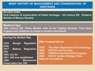 HERITAGE MANAGEMENT AND THE EMERGING CHALLENGES IN HERITAGE ...