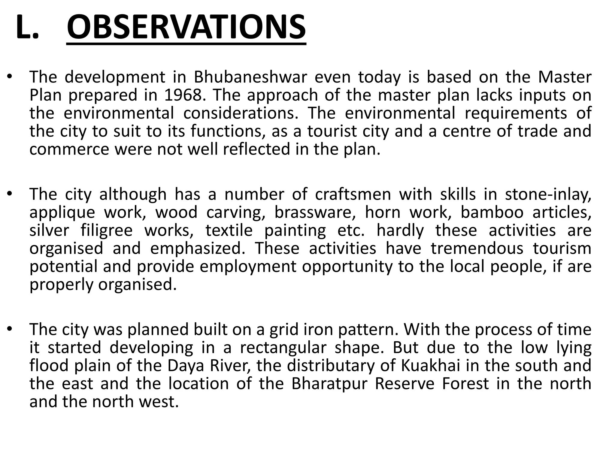 Bhubaneshwar Planning | PDF