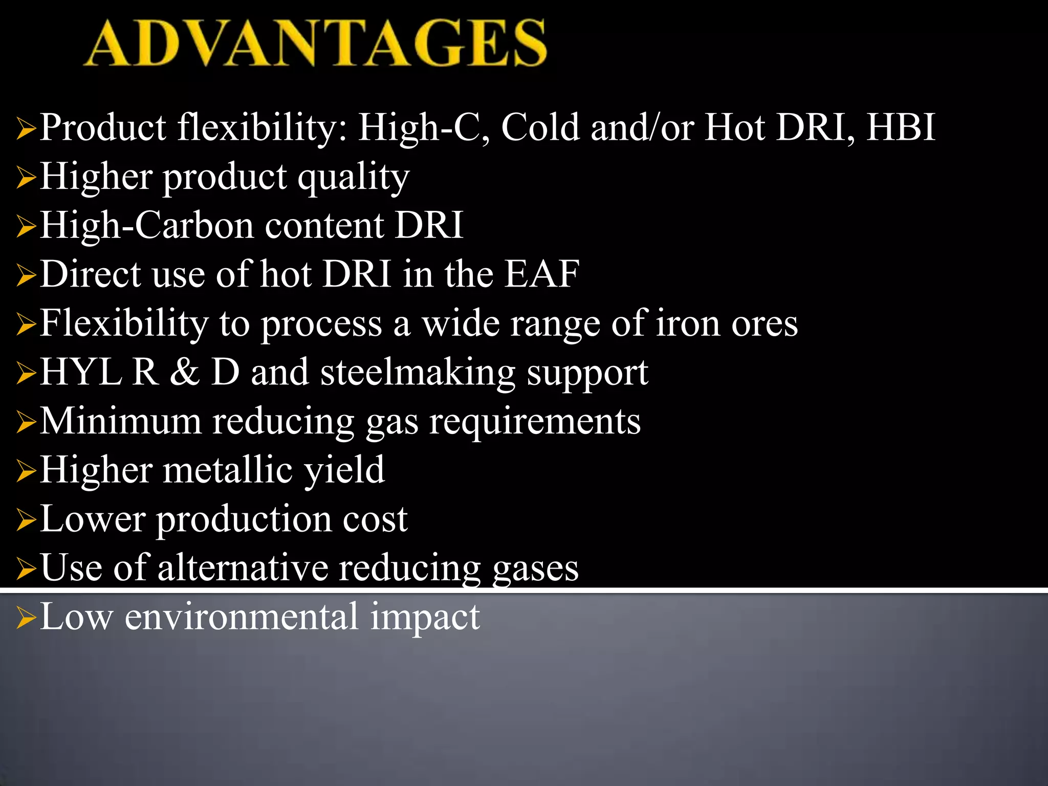 Seminar on HYL Process | PPTX