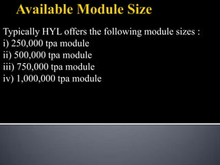 Seminar on HYL Process | PPTX