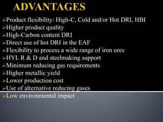Seminar on HYL Process | PPTX