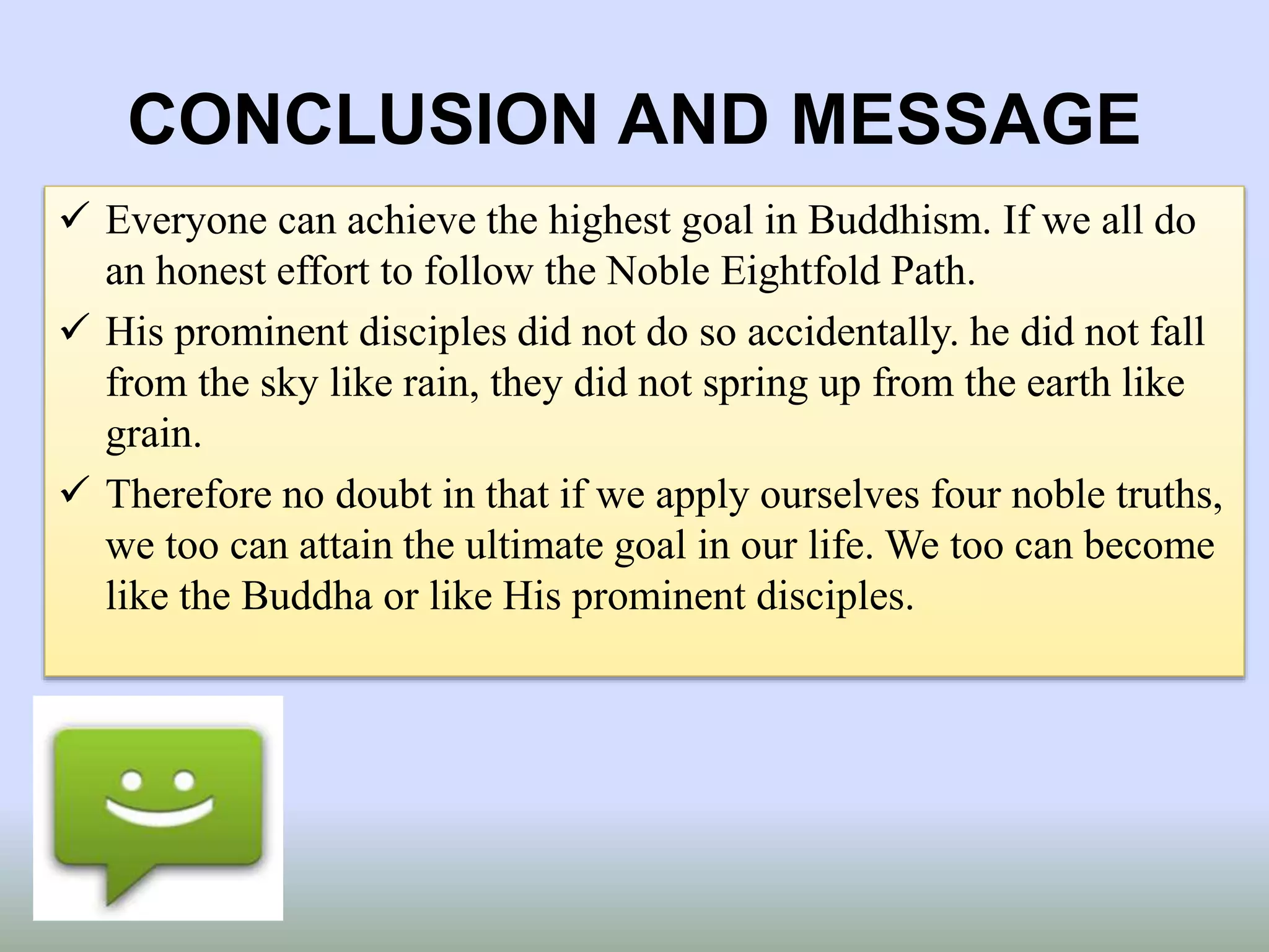 Bhuddist philosophy of education. M.ED
