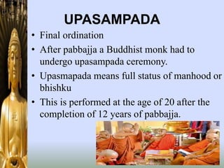 Bhuddist philosophy of education. M.ED