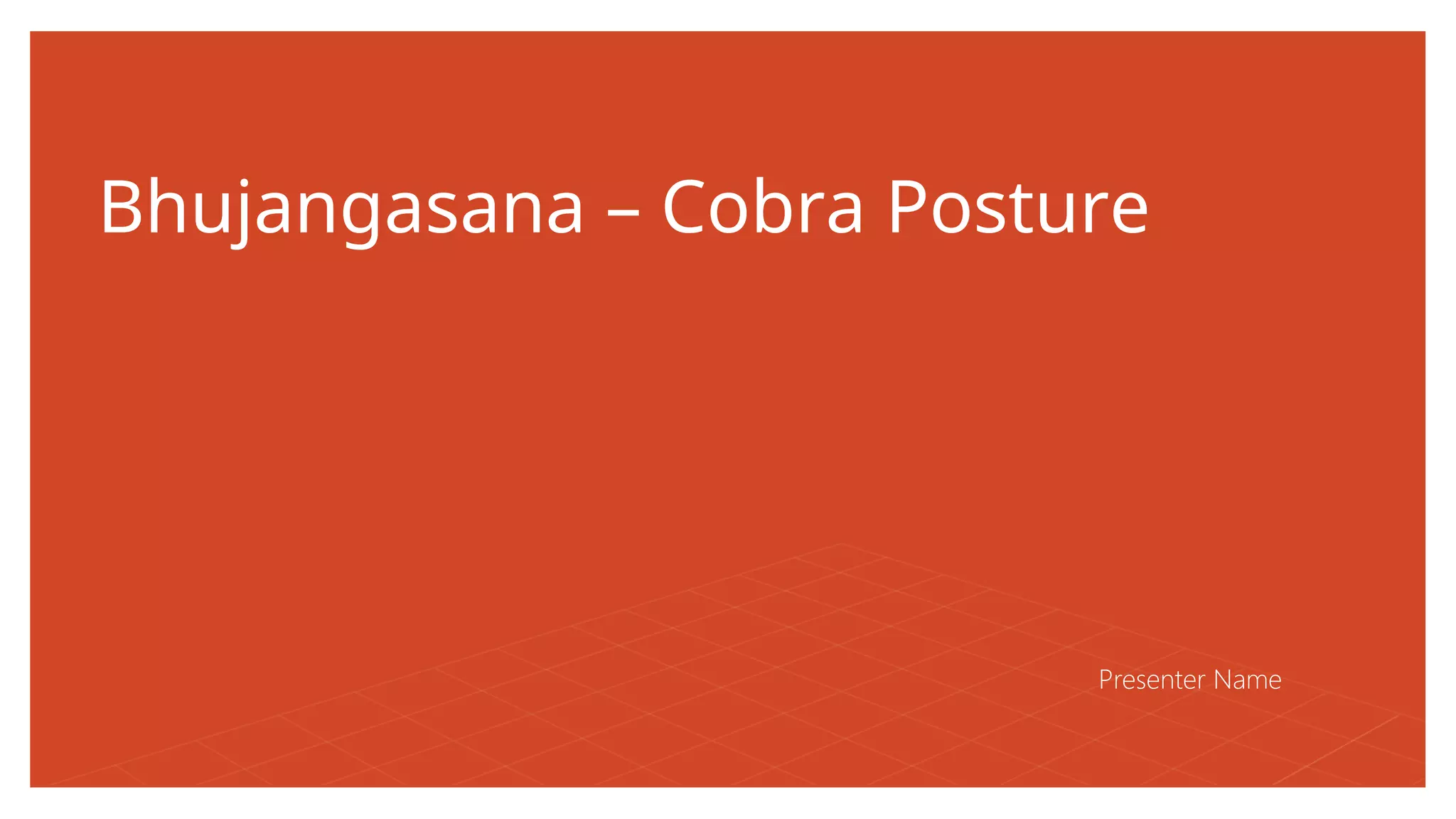 Bhujangasana – cobra posture | PDF | Physical Therapy | Wellness