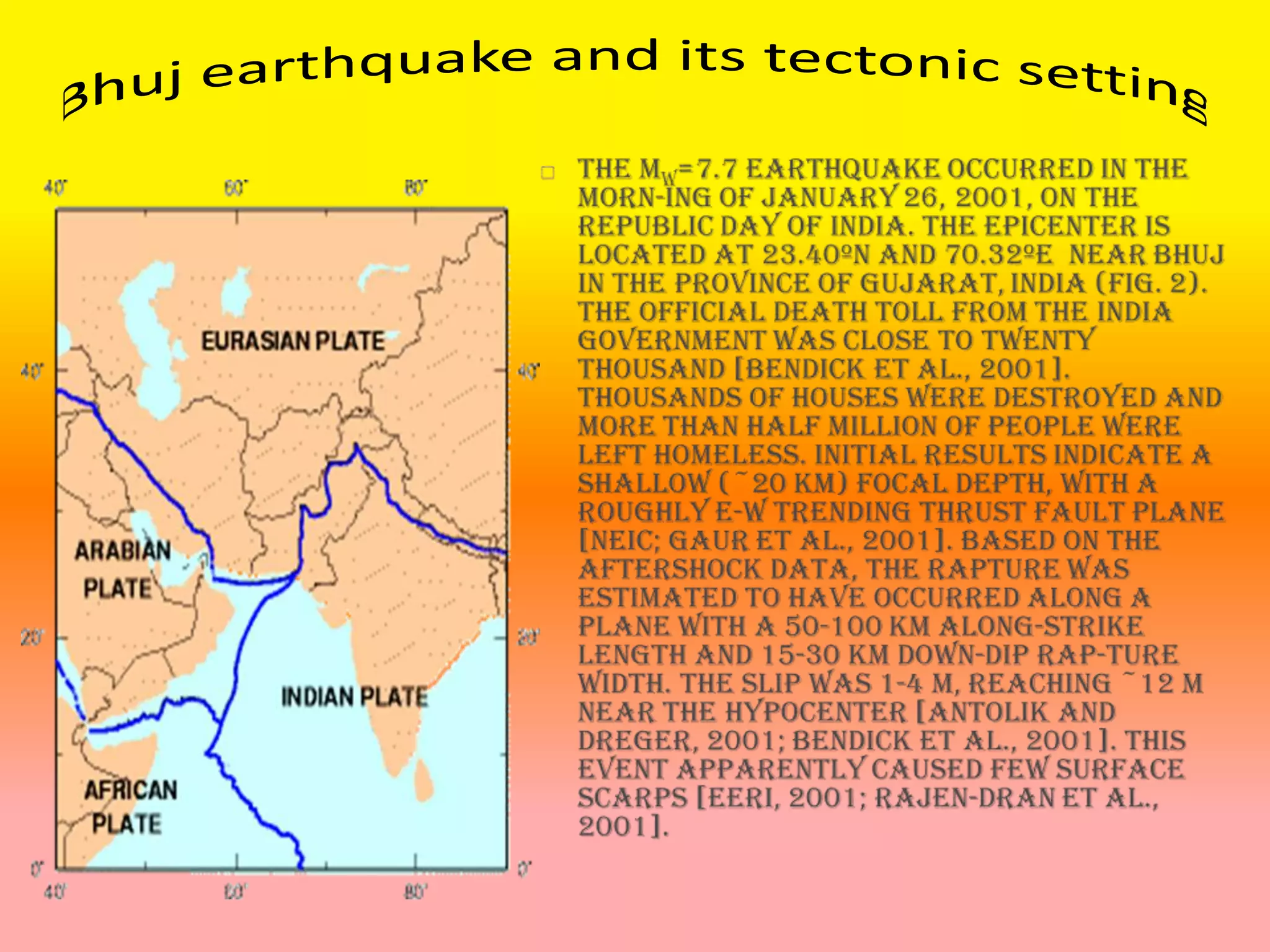 Bhuj earthquake | PPTX