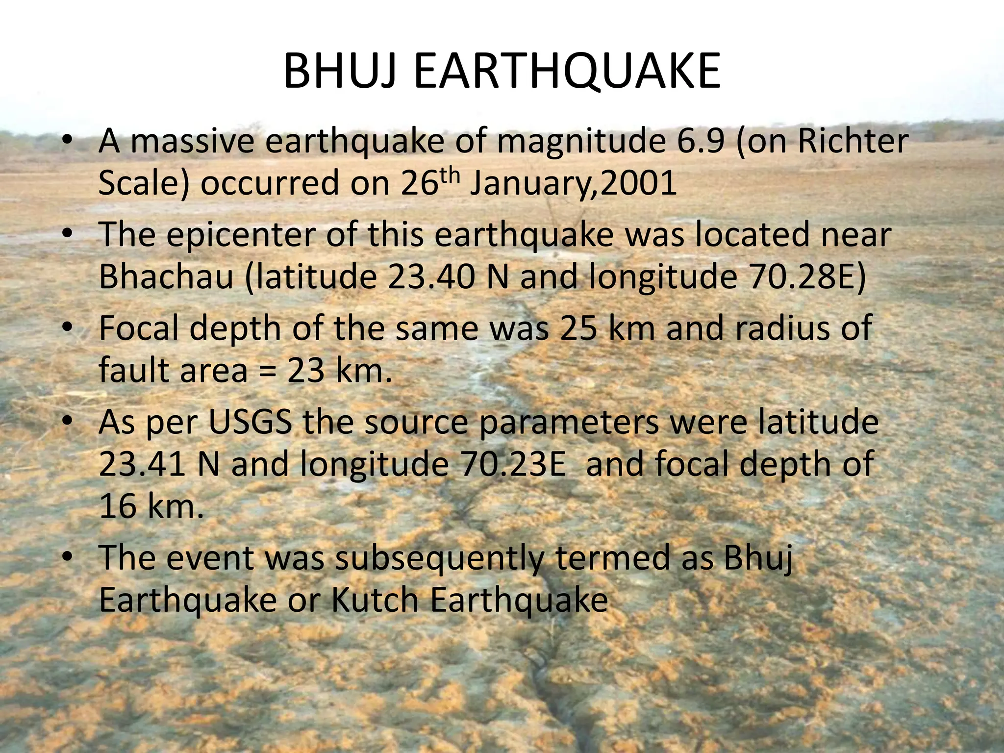 BHUJ EARTHQUAKE .pptx