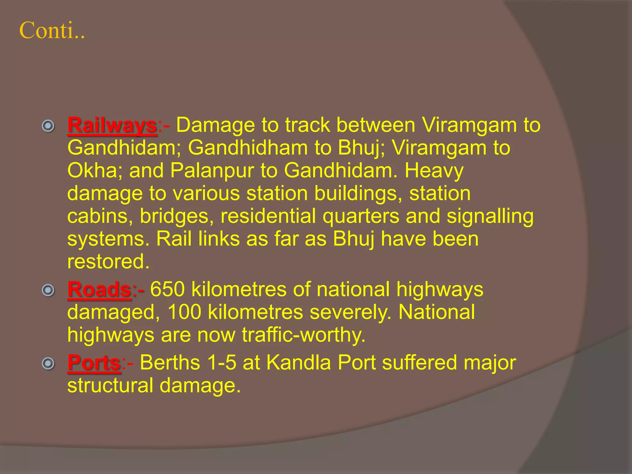 Case Study: Bhuj earth quake 26 th january 2001 | PPT