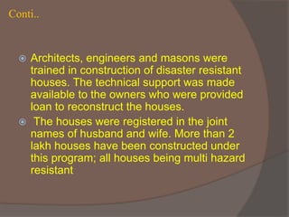 Case Study: Bhuj earth quake 26 th january 2001 | PPT