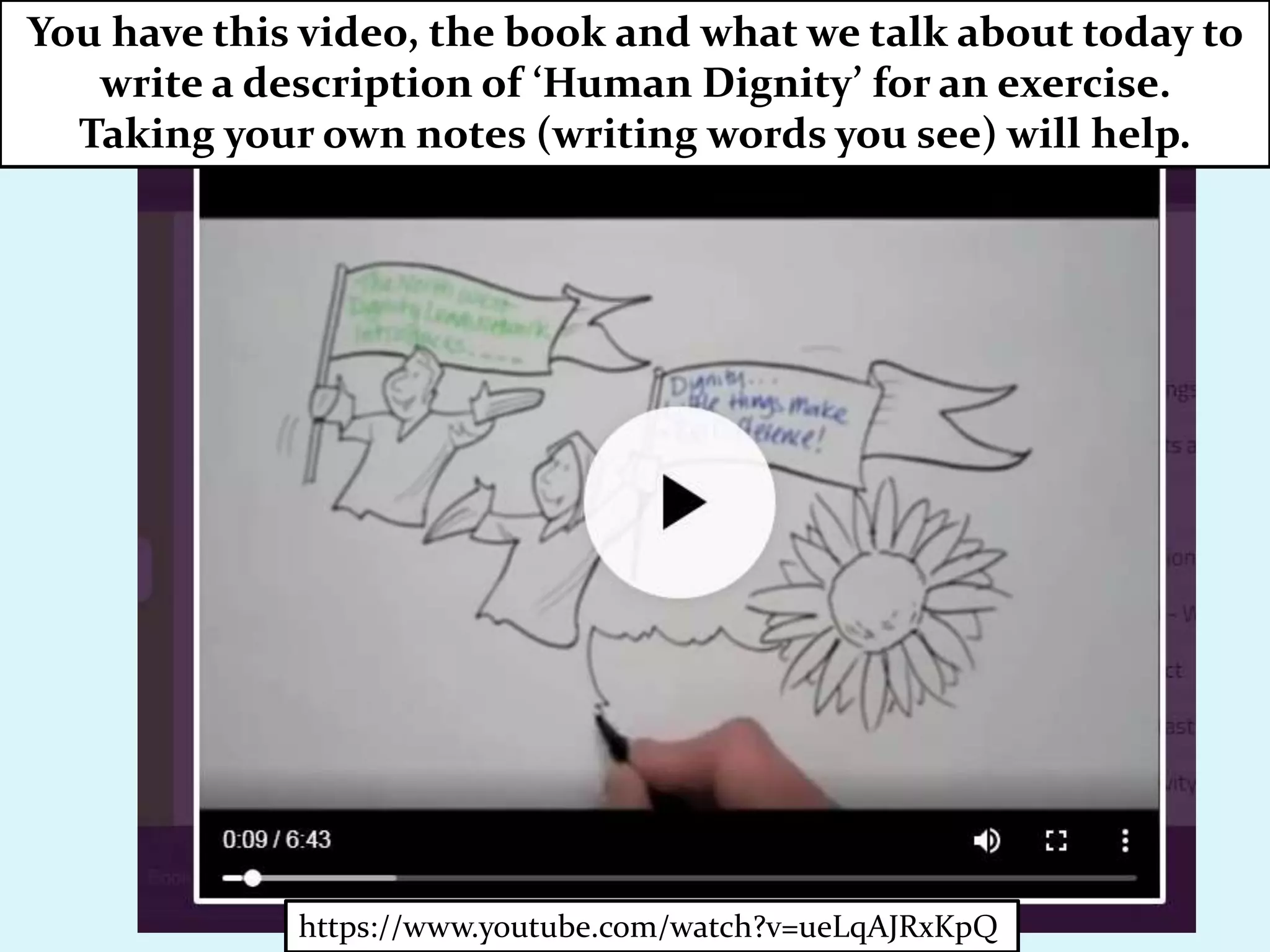 B human dignity 1 self-respect | PPTX