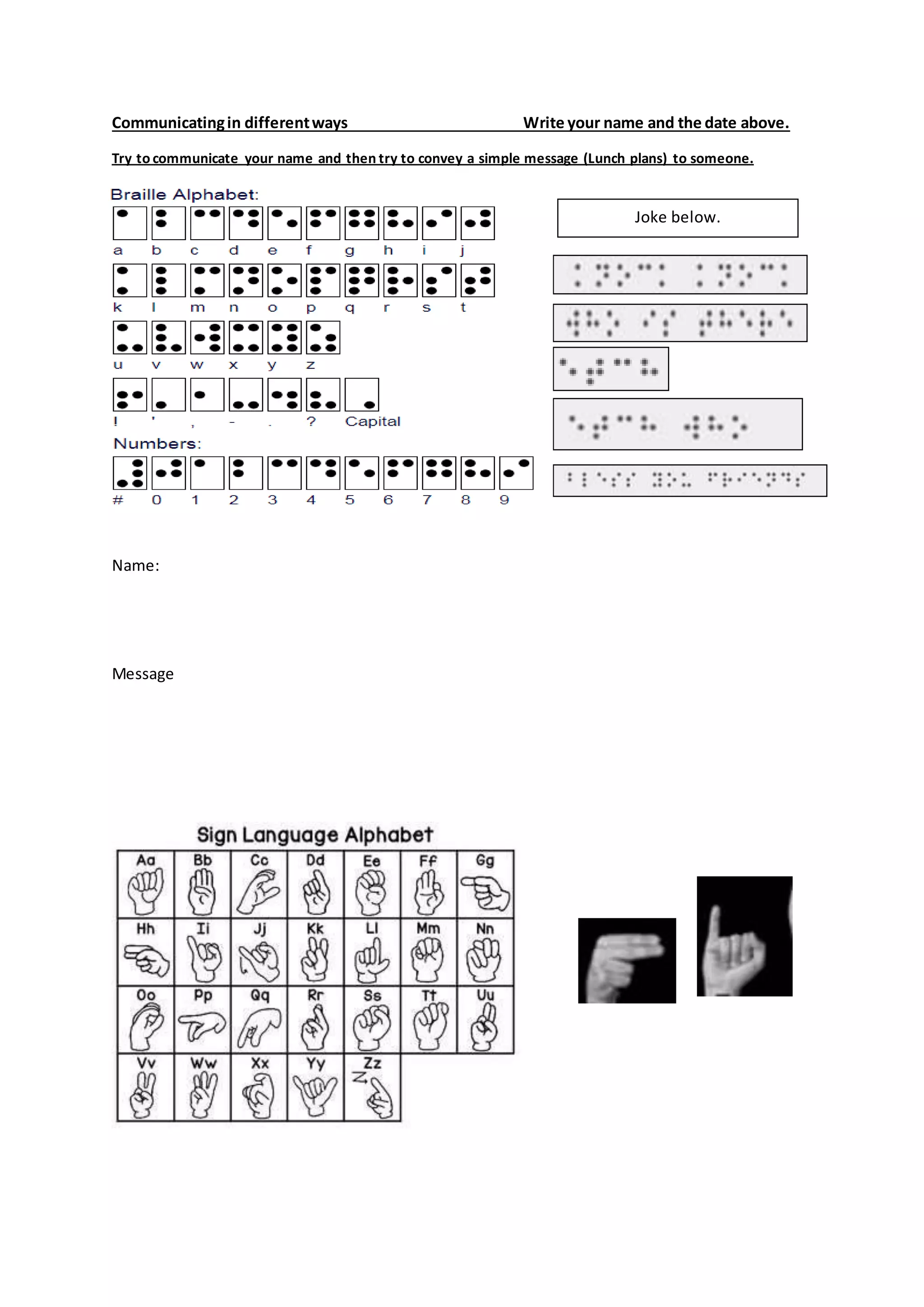 B human dignity 5 sheet braille +sign | PDF