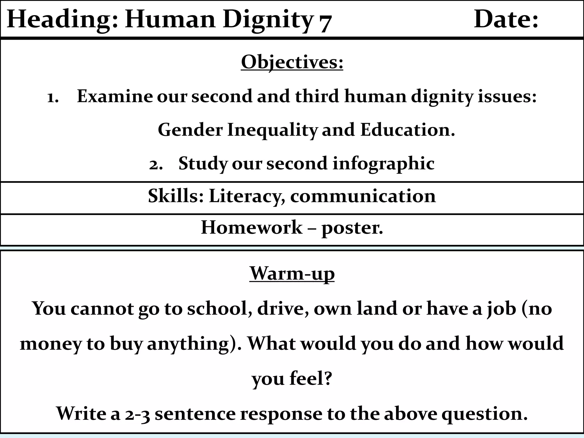 Human dignity 7 | PPT