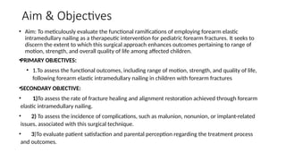 BHUMIT_SRC_ for pediatric forearm fracture in childrenPPT2.pptx