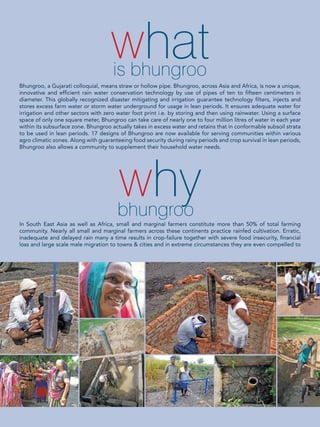 Bhungroo brochure | PDF
