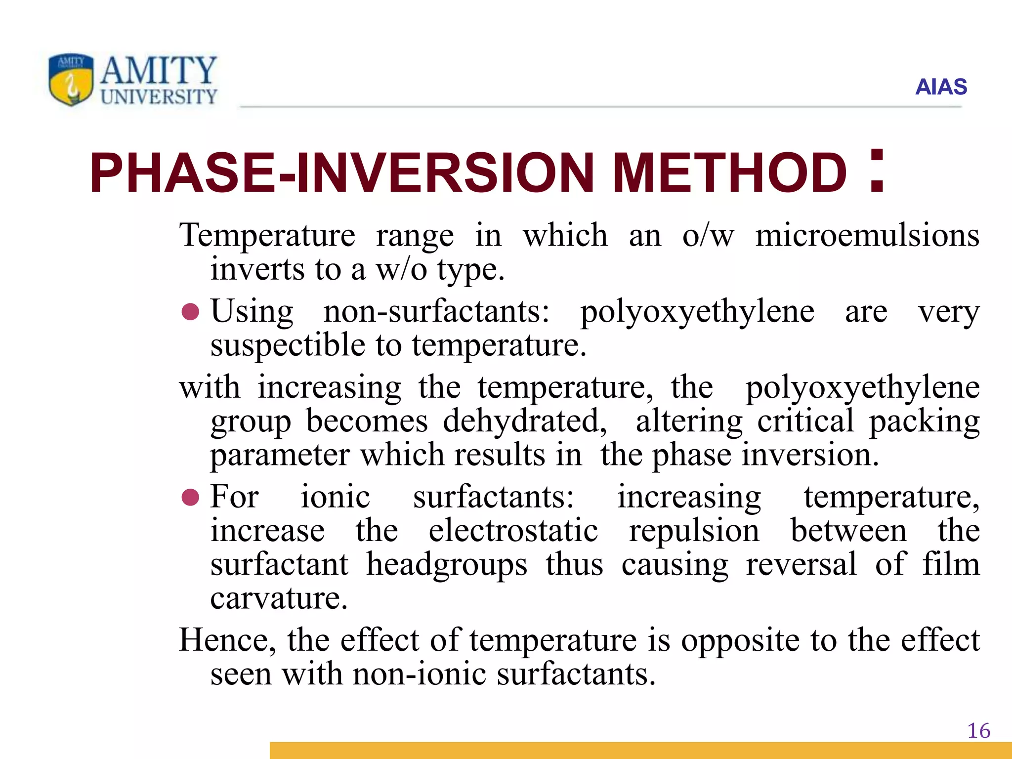 colloidal route and micro emulsion | PPT