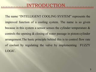Intelligent Cooling system | PPT