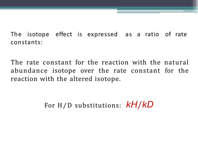 isotope effect and fragmantation | PPT