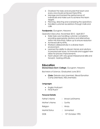 Bhupender resume | PDF