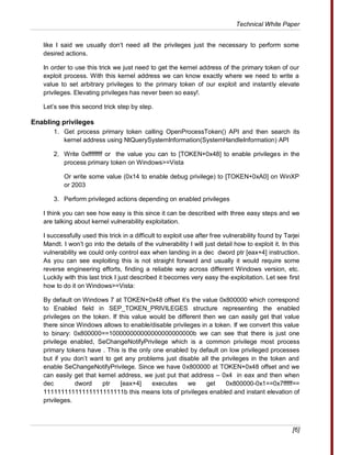 Bh us 12_cerrudo_windows_kernel_wp | PDF