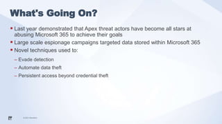 BHUSA 2021 - Cloud with a Chance of APT | PPT