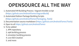 Android Tamer BH USA 2016 : Arsenal Presentation | PDF