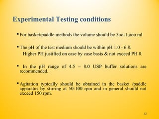 GUIDELINES FOR DISSOLUTION TESTING | PPT