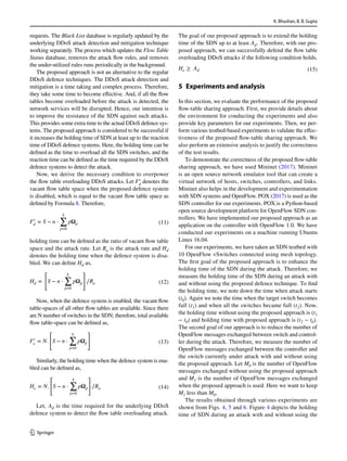Distributed denial of service (DDoS) attack mitigation in software ...