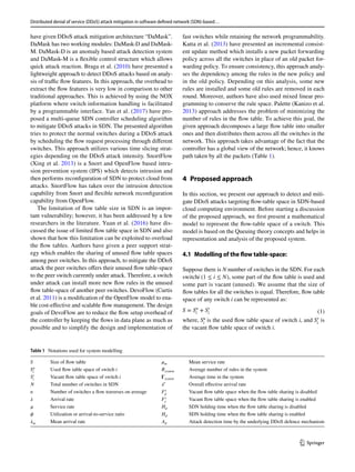 Distributed denial of service (DDoS) attack mitigation in software defined network (SDN)-based ...