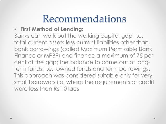 Committes on Working capital | PDF