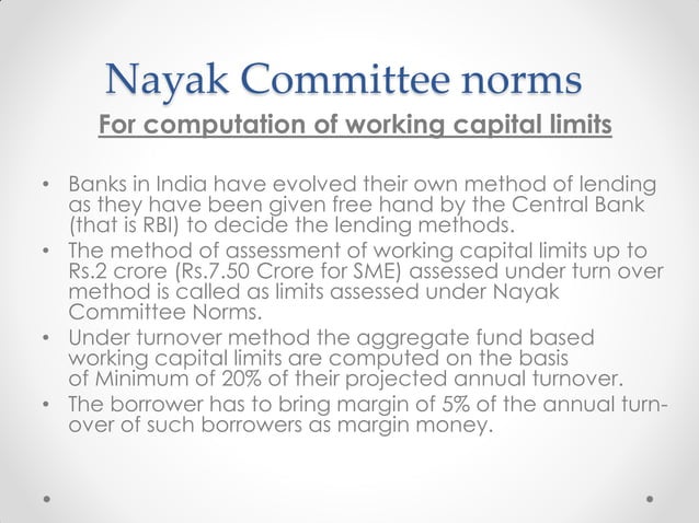 Committes on Working capital | PDF