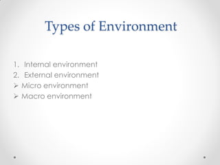 External environment | PDF
