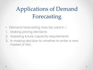 Demand forecasting | PPT