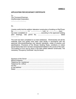 Bhutan building-rules-2002 | PDF