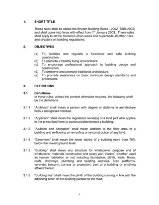 Bhutan building-rules-2002 | PDF