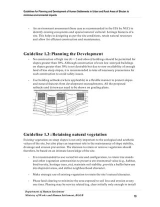 Bhutan guidelines for human seetlement in rural and urban areas | PDF