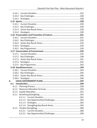 Bhutan's Five Year Plan 2013-2018 | PDF