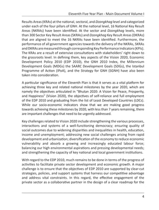 Bhutan's Five Year Plan 2013-2018 | PDF