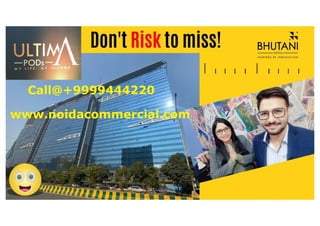 Ultima Pods Bhutani, Ultima Pods Noida, Bhutani Ultima Pods Price List ...