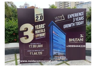 Ultima Pods Bhutani, Ultima Pods Noida, Bhutani Ultima Pods Price List ...