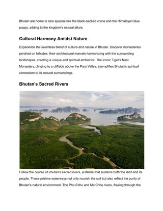 Bhutan's Pristine Landscapes_ Exploring the Himalayan Kingdom's Natural ...