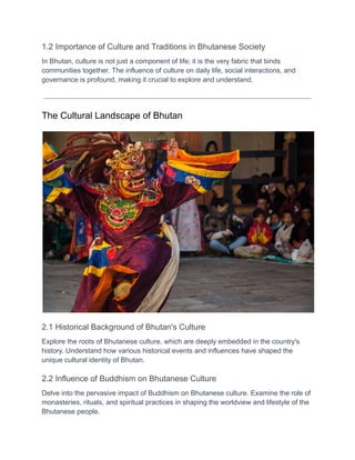 Bhutan's Unique Culture and Traditions_ A Deep Dive.pdf