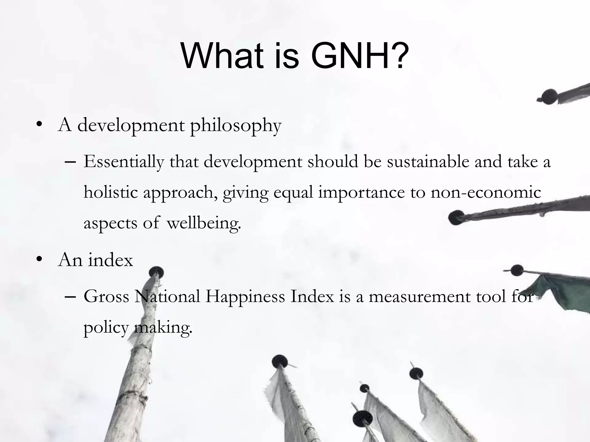 UNSDG #3 – Good Health and Wellbeing Bhutan's Gross National Happiness ...