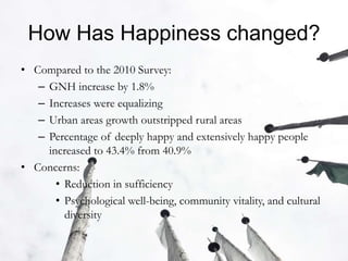 UNSDG #3 – Good Health and Wellbeing Bhutan's Gross National Happiness ...
