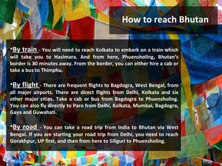 Bhutan travel guide | PPT