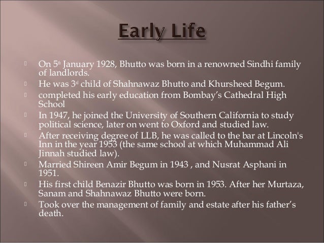 Zulfiqar Ali Bhutto Zulfiqar Ali Bhutto